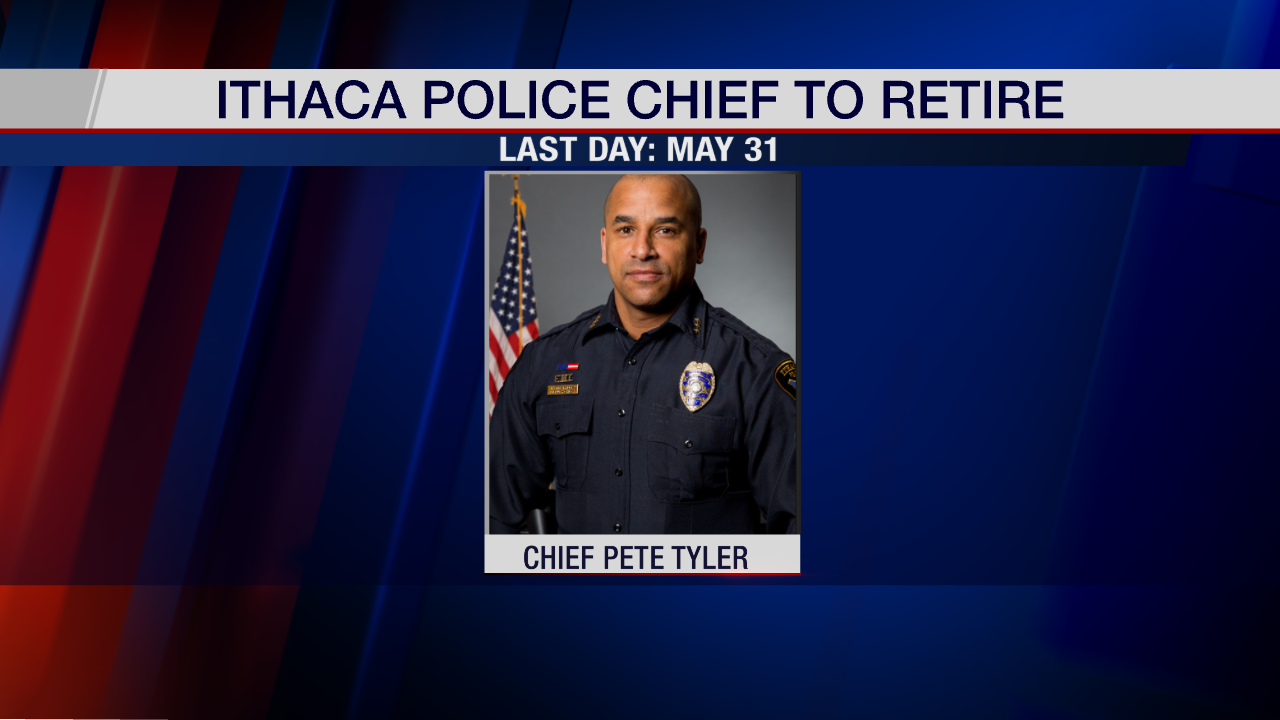 Ithaca Police Chief Pete Tyler to retire in May - WENY News