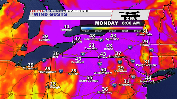High Winds Ramping up Tonight - WENY News