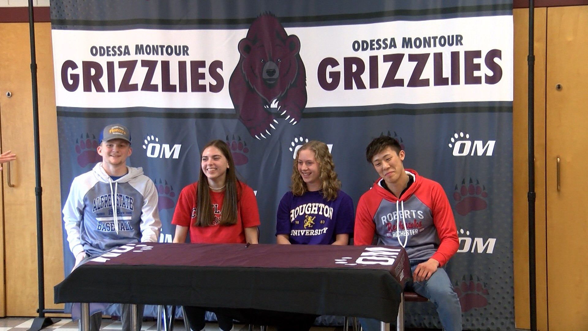 Four Odessa-Montour Athletes Sign to Compete in College - WENY News
