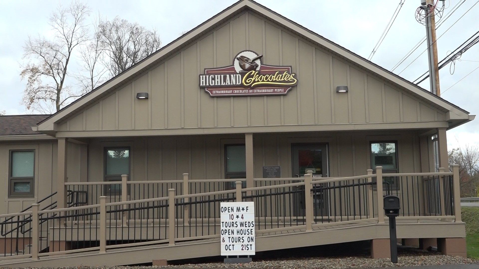 Chocolate overload: Wellsboro Highland Chocolate Factory grand ...