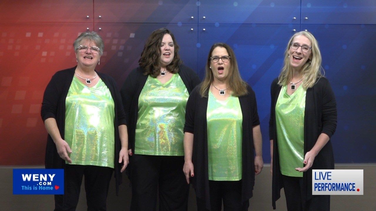 Crystal Chords A Cappella performs live on Good Morning Twin Tiers ...