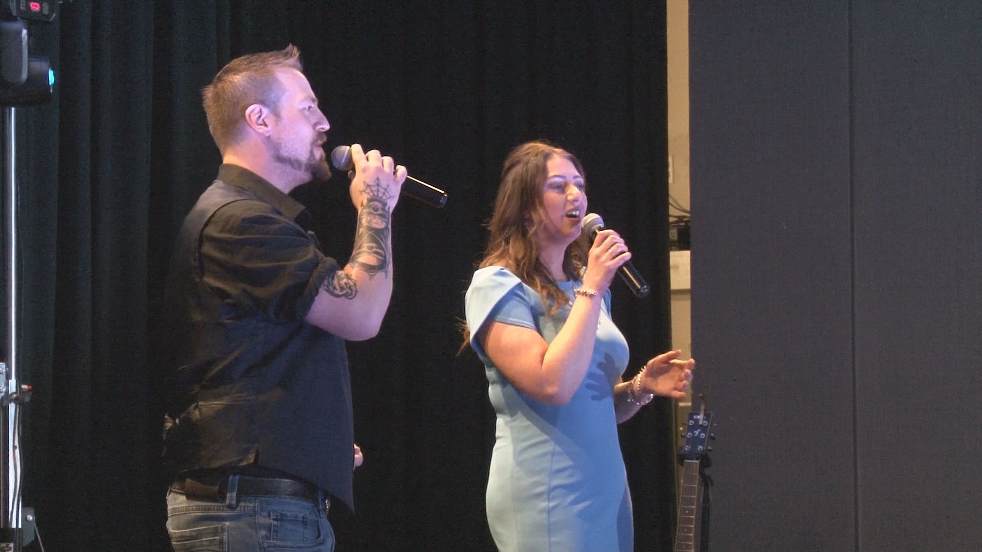 On Stage with 'United with Voices' Fundraiser - WENY News
