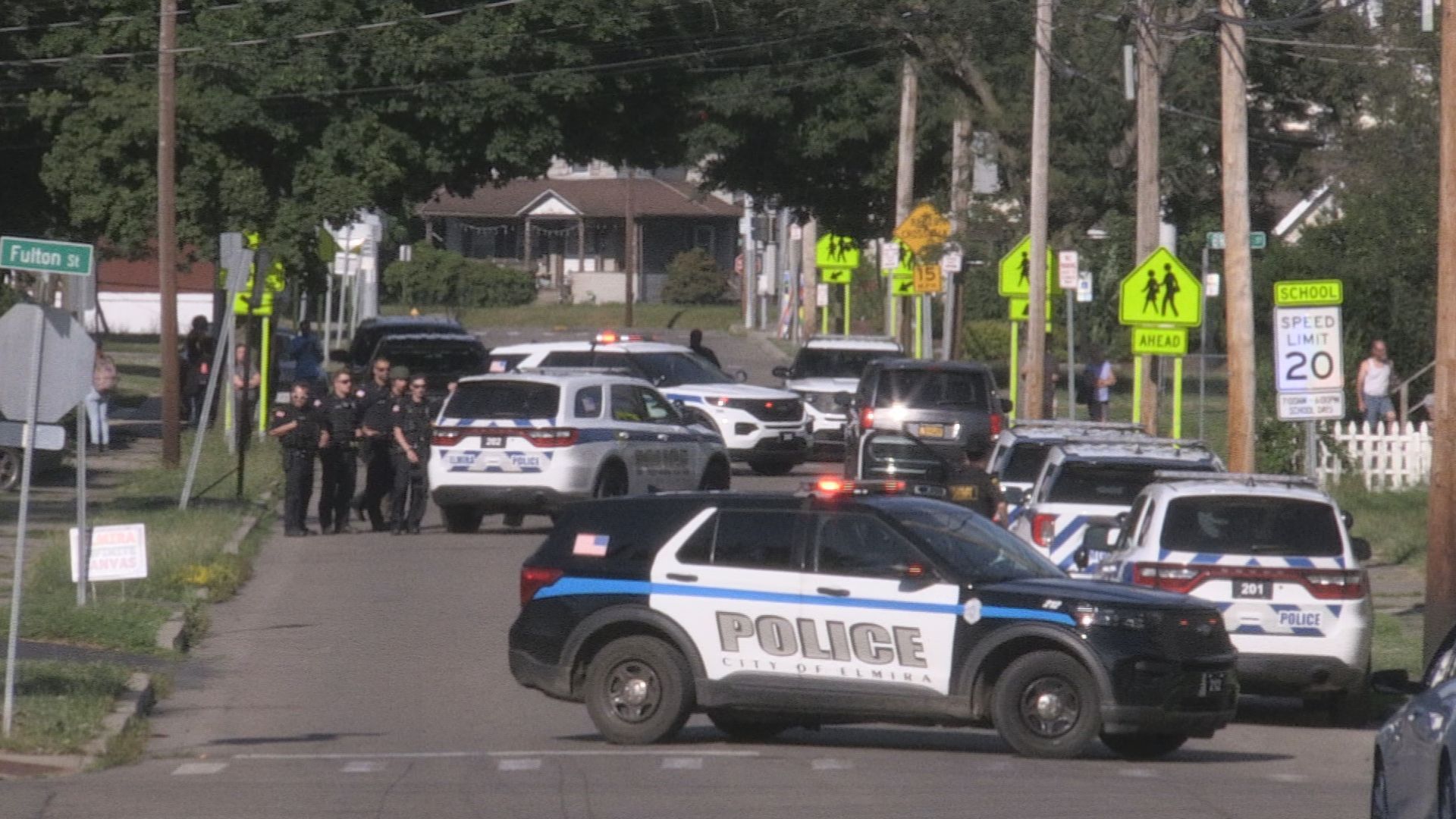 Police surround home on Elmira's Southside - WENY News