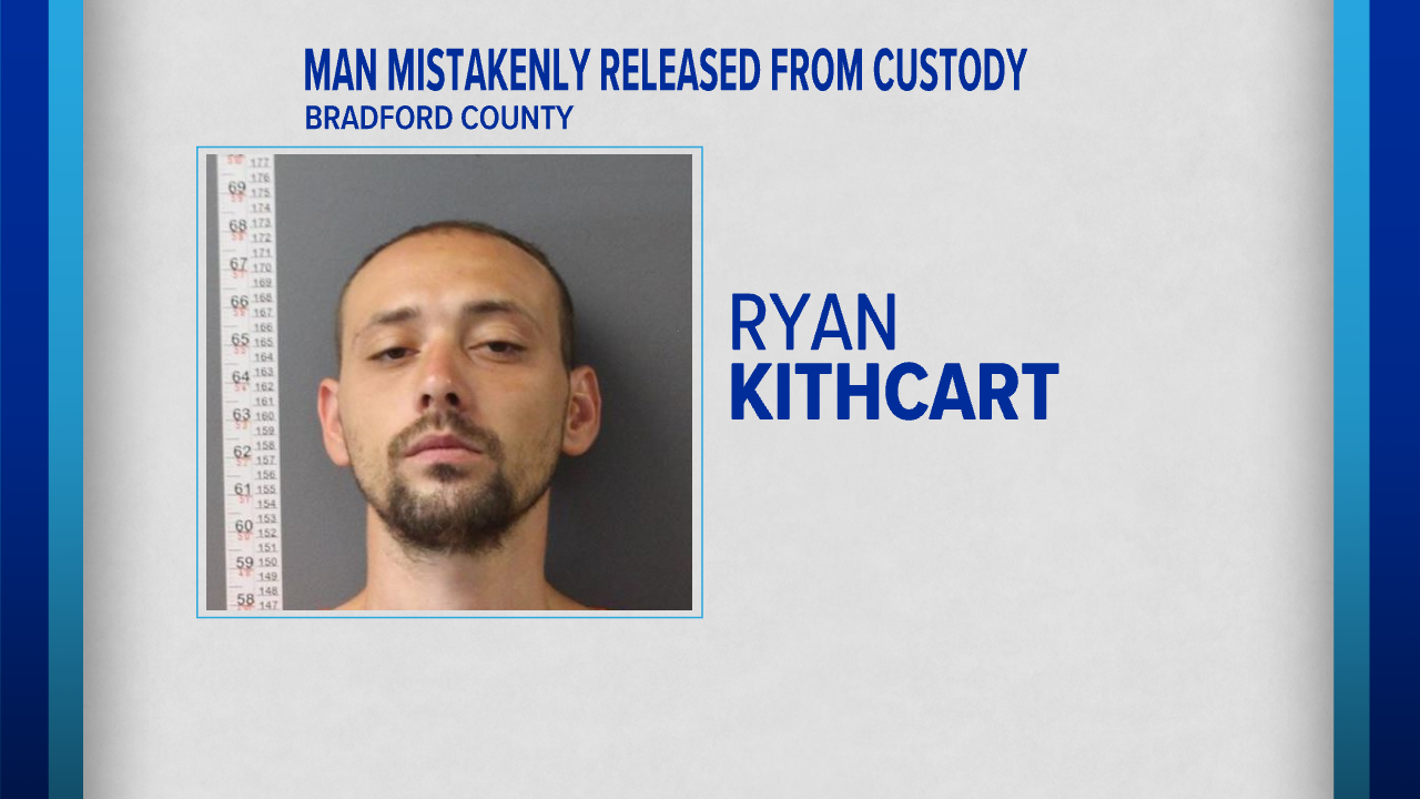 Weny News Bradford Co Inmate Back In Custody After Being Mistakenly