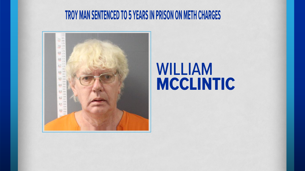 Troy man will spend 5-12 years in prison on meth charges - WENY News