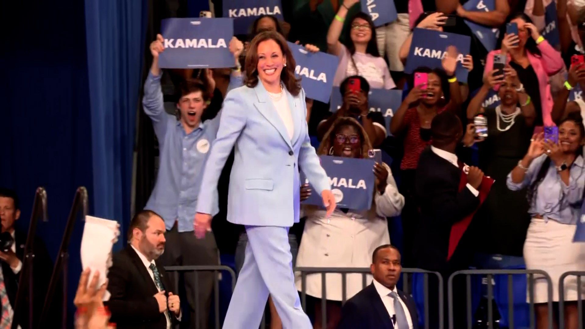 N.Y. democratic delegates are 'fired up' about Kamala Harris - WENY News
