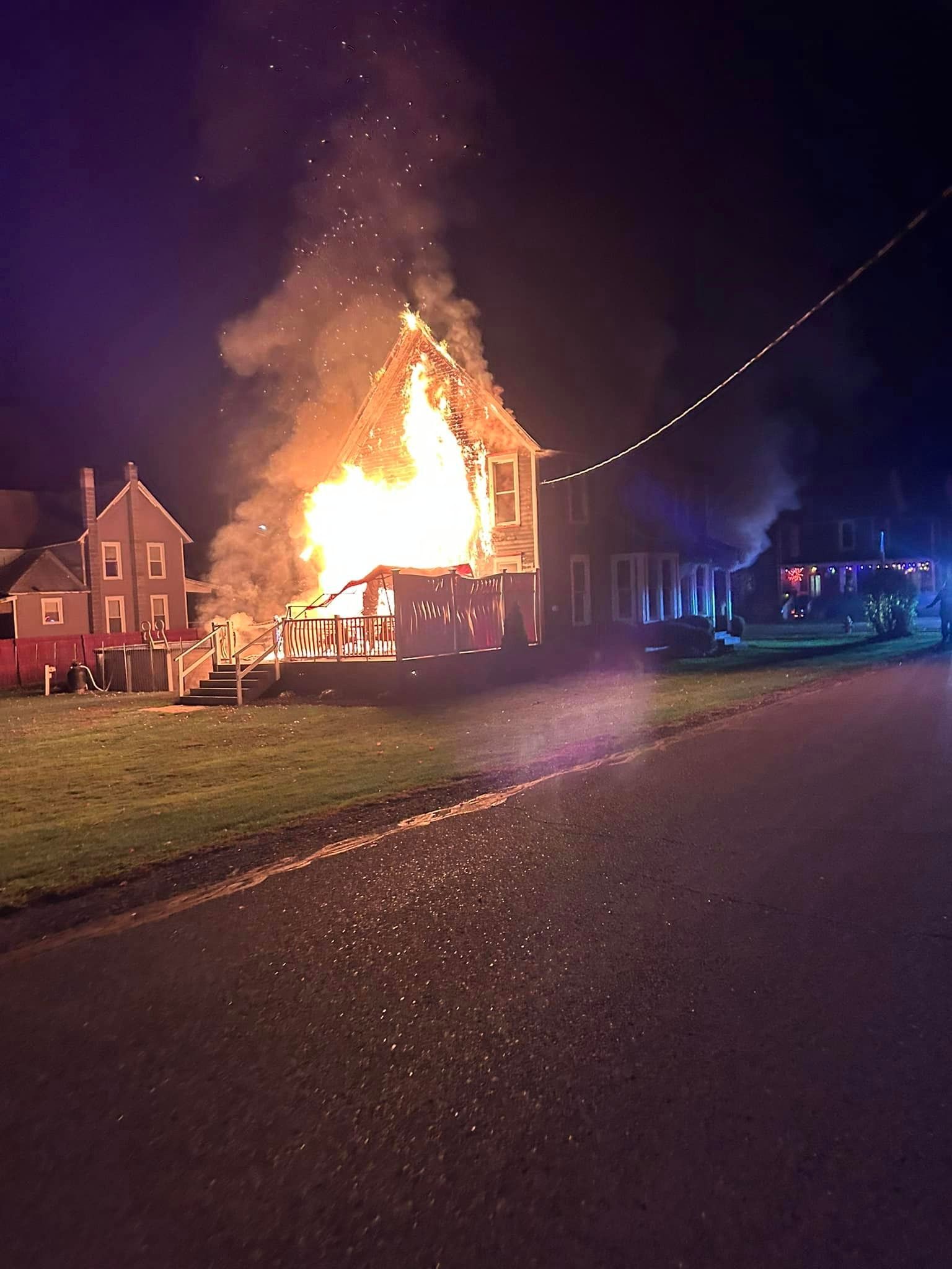 Two dogs killed, home heavily damaged in Avoca house fire - WENY News