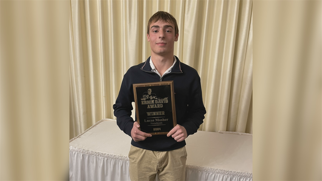 Horseheads' Lucas Mosher wins 2024 Ernie Davis Award - WENY News