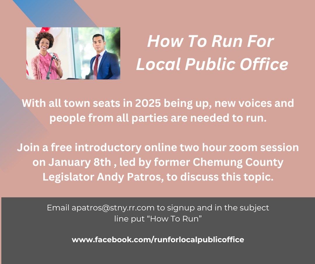 "How to Run" Info Session Encourages Community Members to Run for Local ...