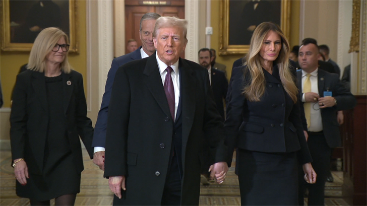 Trump Meets with GOP Senators on Capitol Hill, Democrats Prepare to ...