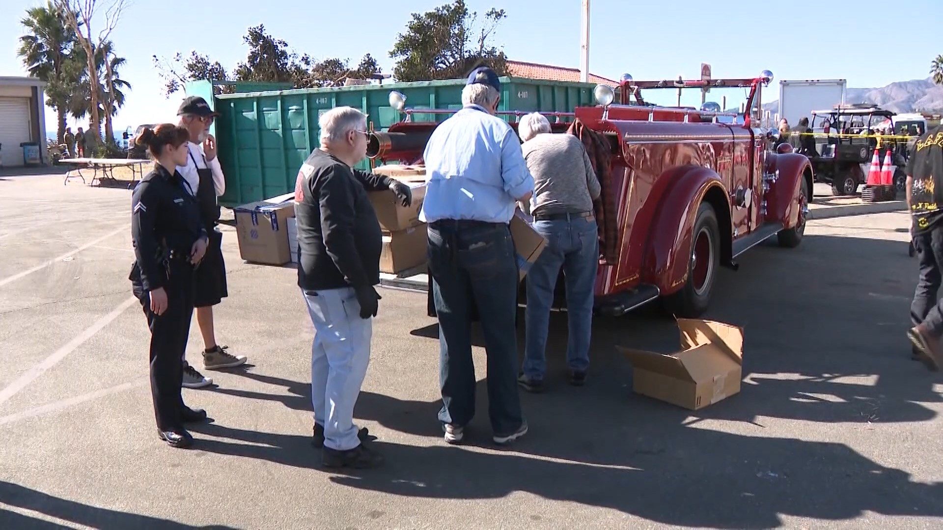 Elmira-Built Fire Truck Owned by Jay Leno Helps Wildfire Victims in ...