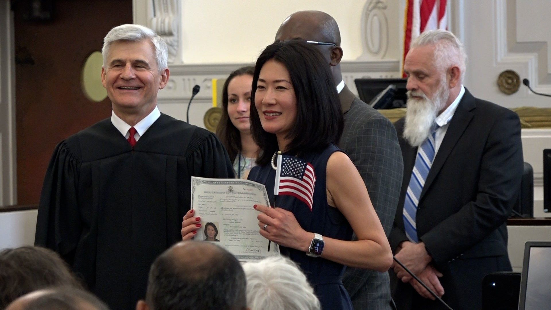 Naturalization Ceremony at Tompkins County Courthouse in Ithaca ...